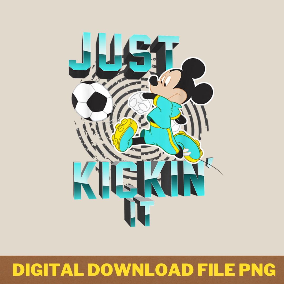 Disney Mickey Mouse Just Kickin It Soccer.png PNG, Disney Pl | Inspire ...