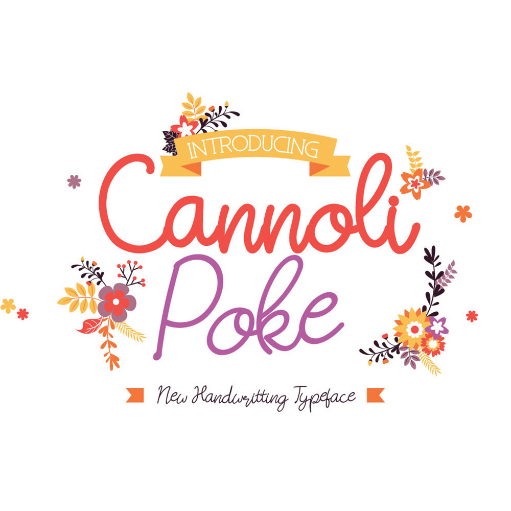 Cannoli Poke Font | Inspire Uplift