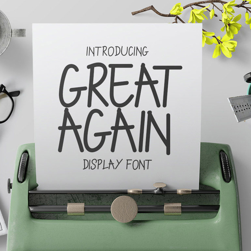 Great Again Font | Inspire Uplift