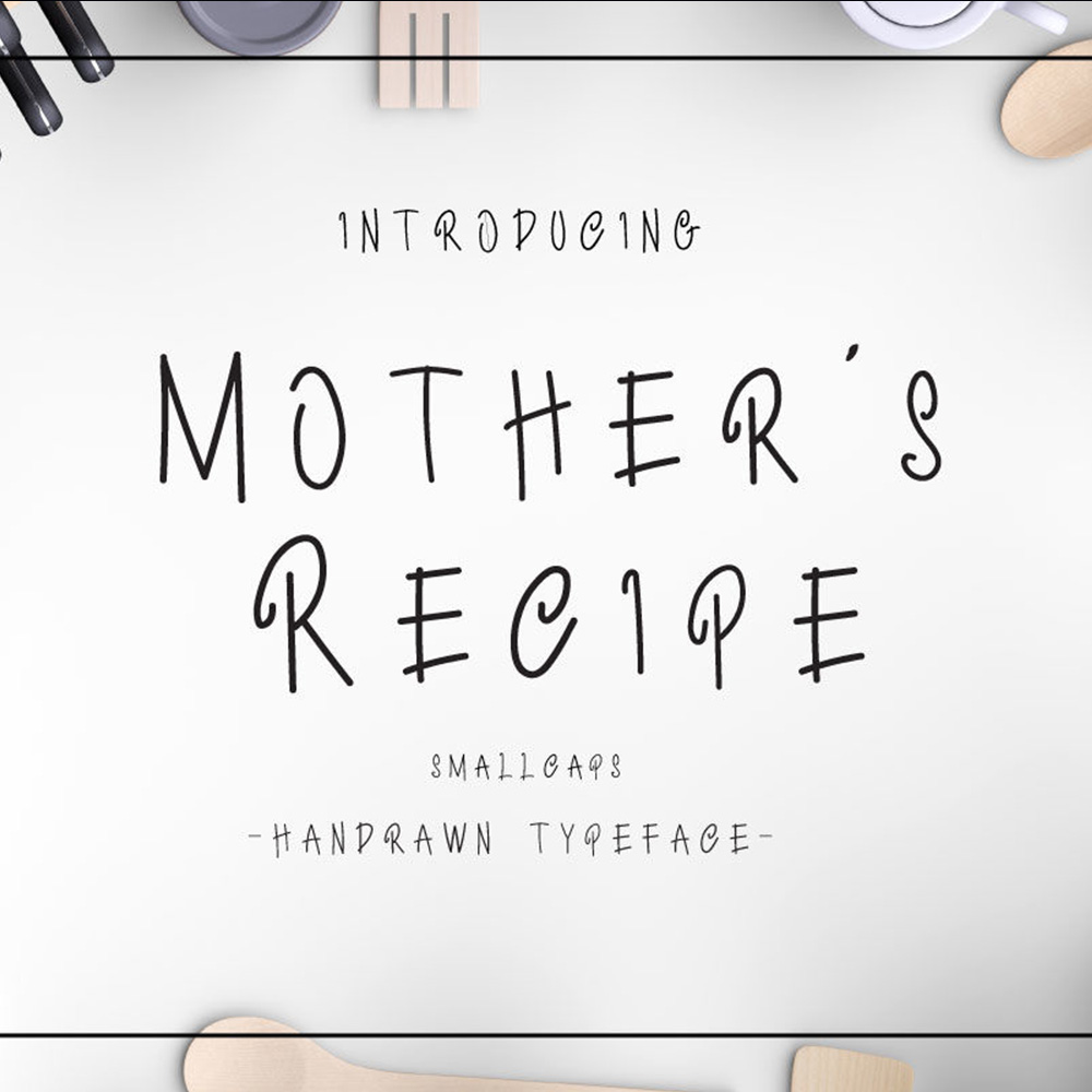Mothers Recipe Font | Inspire Uplift