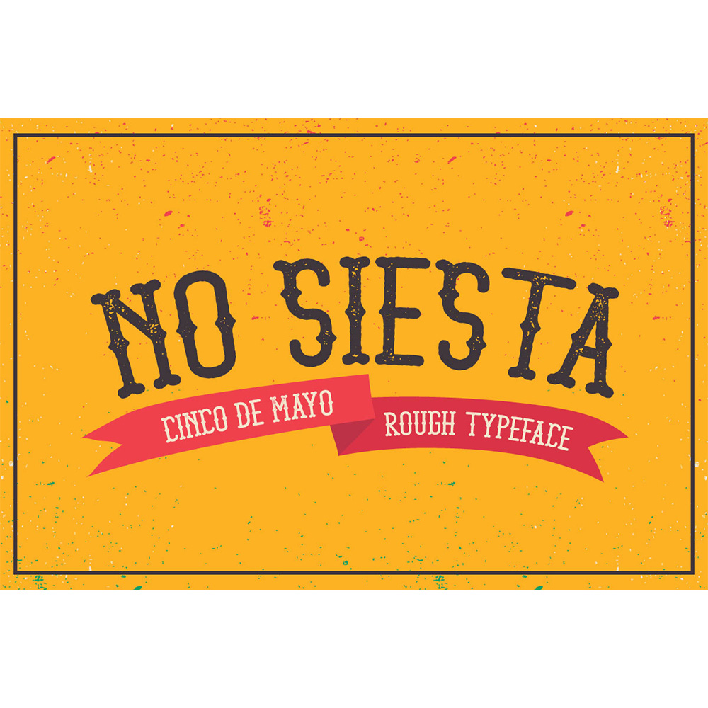 No Siesta Font | Inspire Uplift