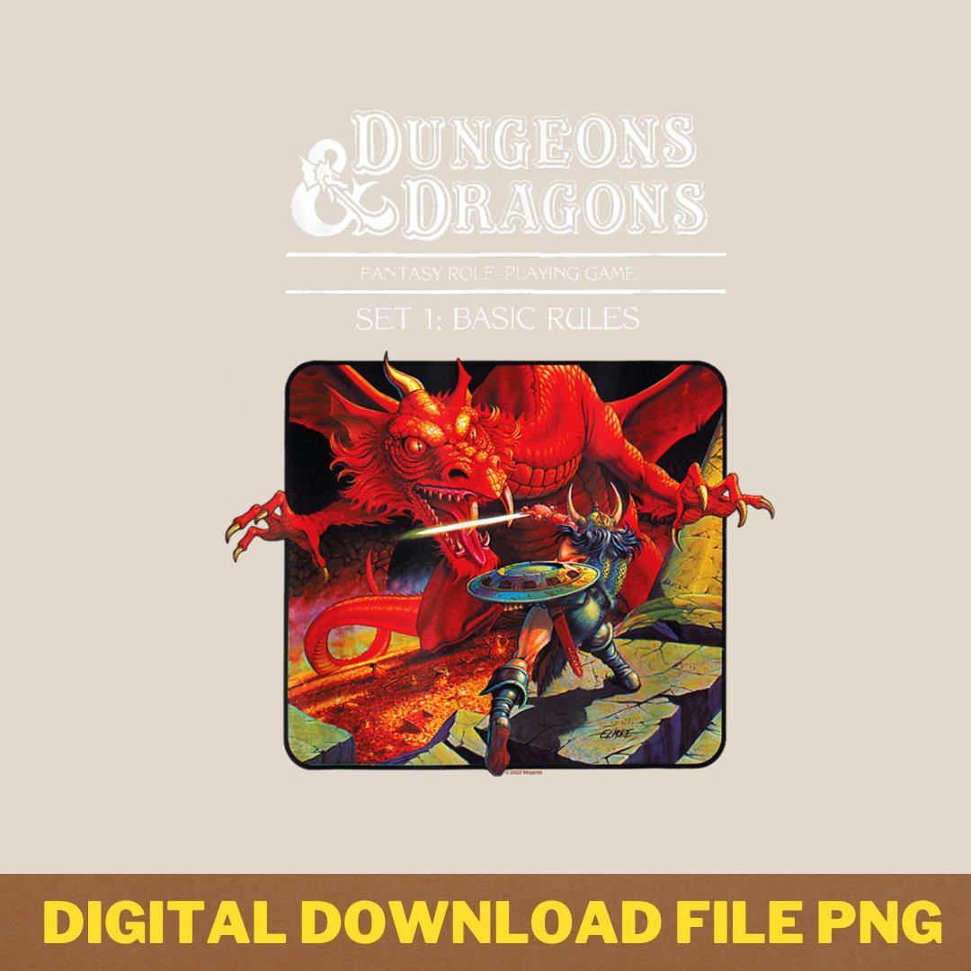 Dungeons Dragons Vintage Basic Rules Cover.png PNG, Dungeons | Inspire ...