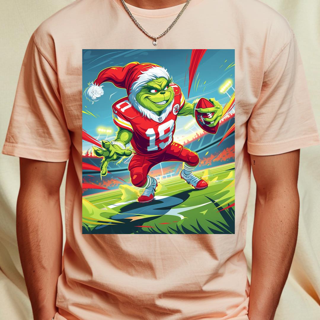 The Grinch Vs Chiefs Modern Art Print PNG, Camouflage Hoodie | Inspire ...