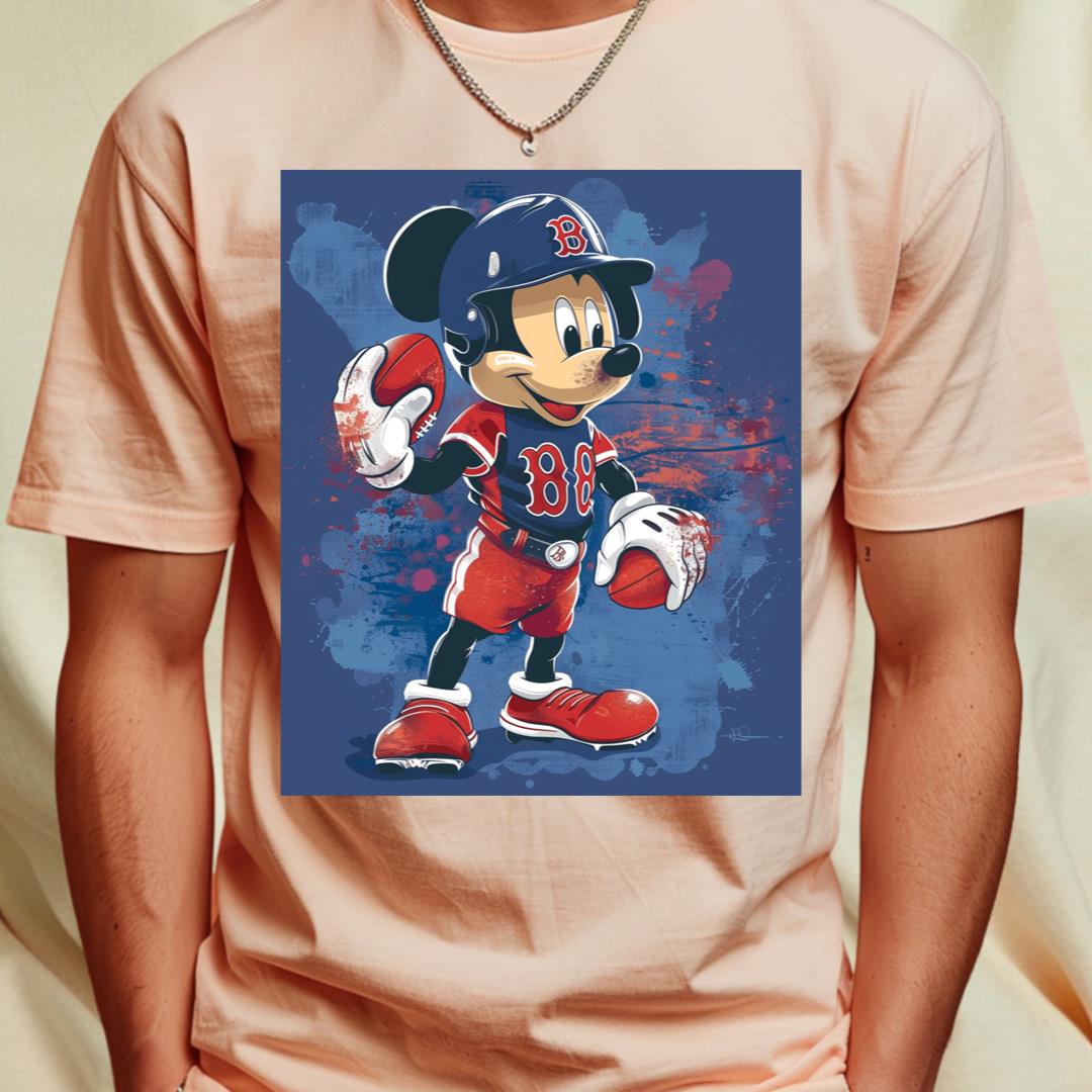 Mickey Mouse Boston Red Sox Magical Face-Off PNG, Micky Mous | Inspire ...