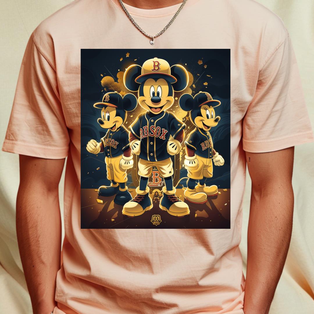 Mickey Mouse Boston Red Sox Animated Duel PNG, Boston Red So | Inspire ...