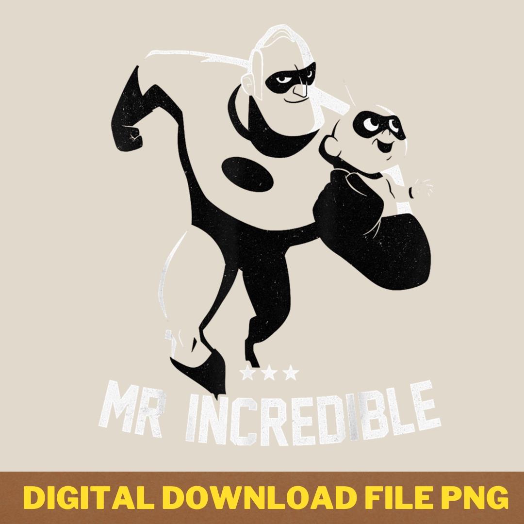 Disney Pixar Incredibles Dad Jack Graphic Gothic Style Icon. - Inspire ...