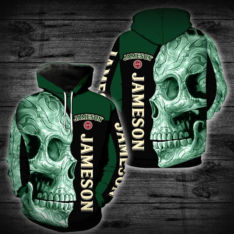 Jameson Irish Whiskey HOODIE/ZIP HOODIE/T-SHIRT Design 3d Fu | Inspire ...