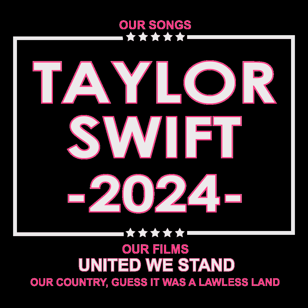 Taylor For President Svg United We Stand Svg File Instant Do | Inspire ...