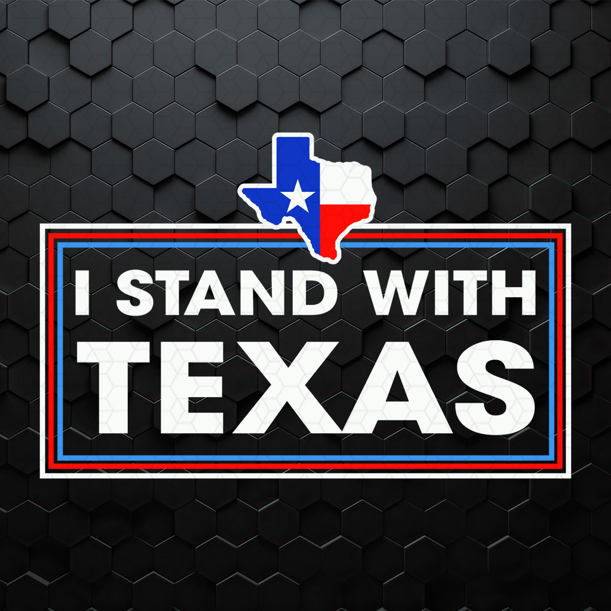 I Stand With Texas Luke Rudkow SVG | Inspire Uplift
