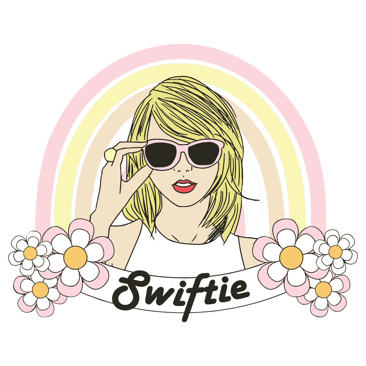 Floral Little Swiftie Funny Taylor Svg File Instant Download | Inspire ...