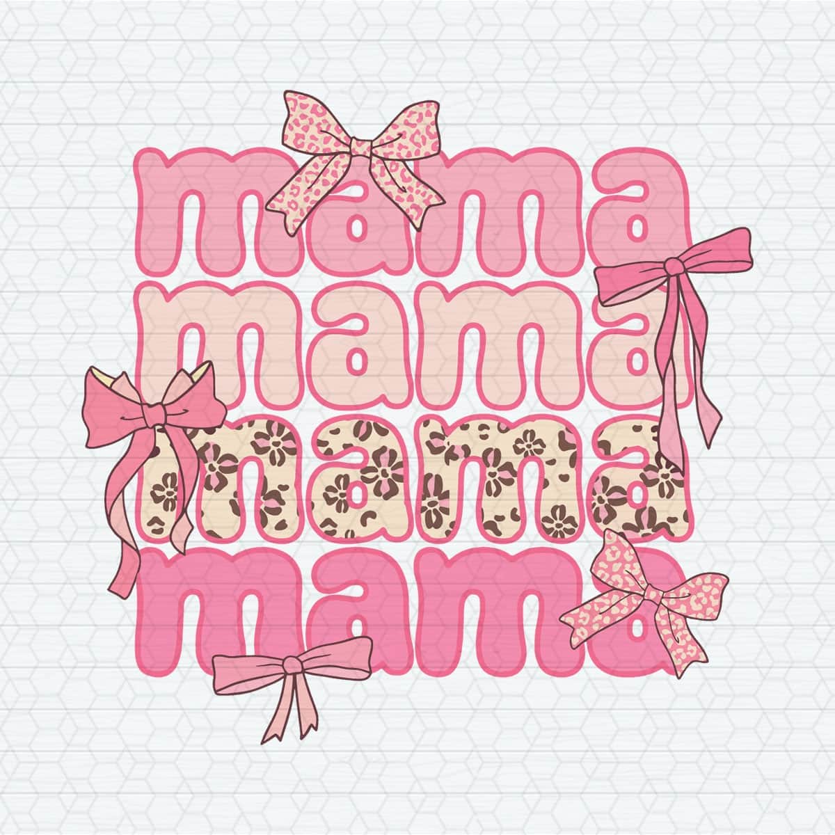 Groovy Mama Bow Tie Happy Mothers Day SVG | Inspire Uplift