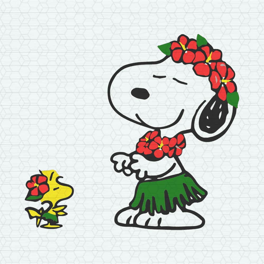Funny Snoopy Woodstock Dancing SVG | Inspire Uplift