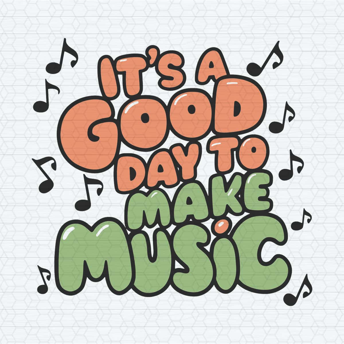 Back To School Its A Good Day To Make Music SVG | Inspire Uplift