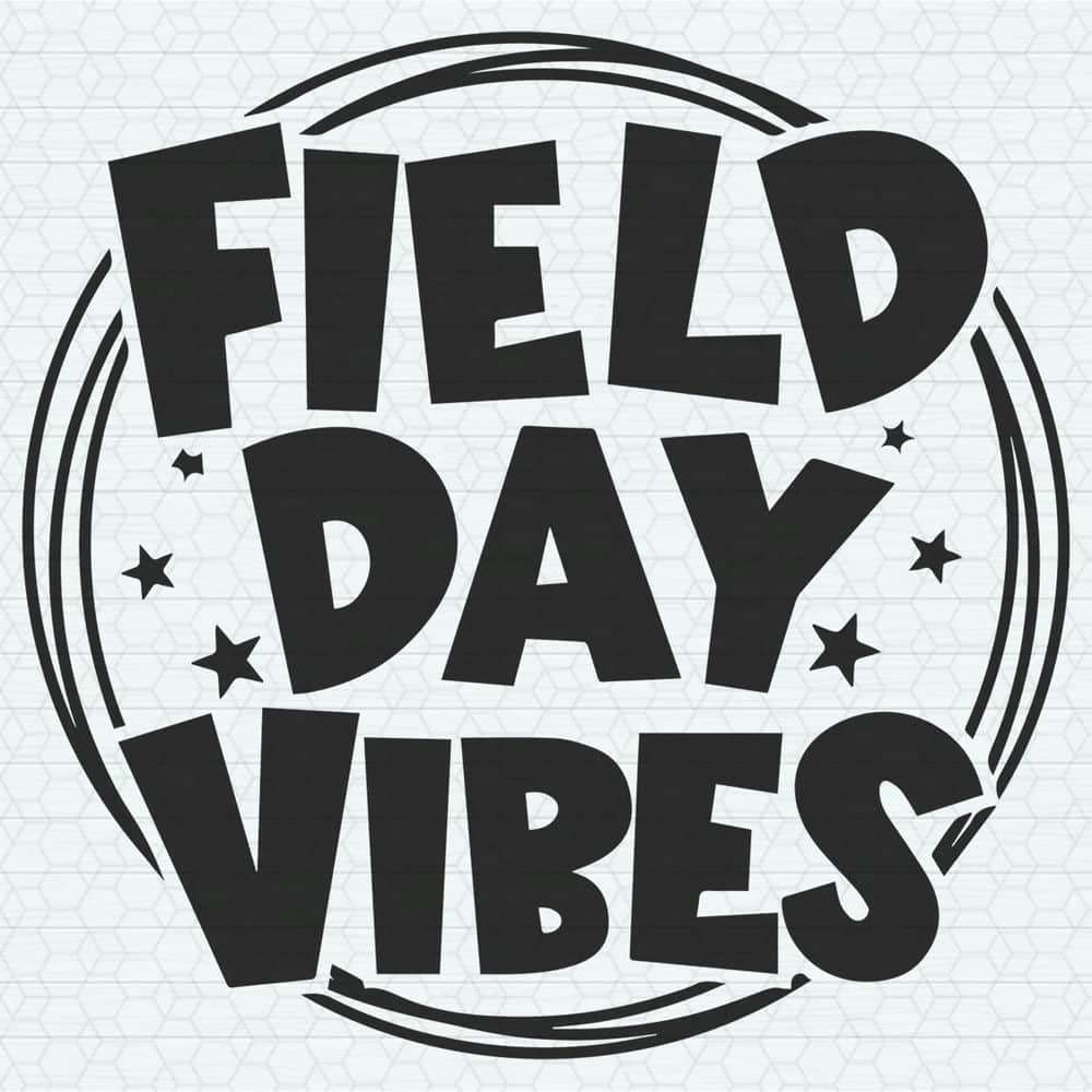 Retro Field Day Vibes Circle PNG - Inspire Uplift