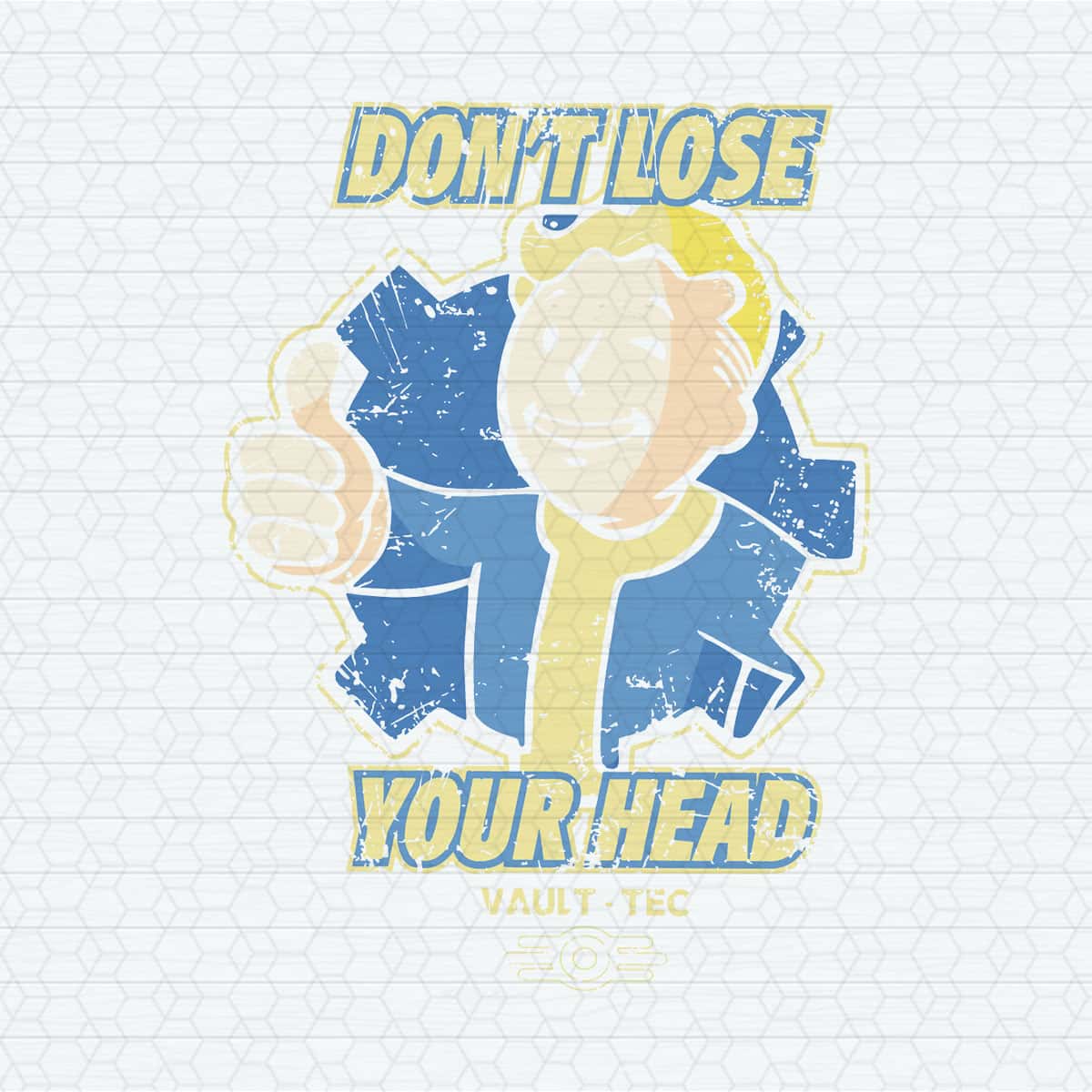 Fallout Pip Boy Don't Lose Your Head SVG | Inspire Uplift