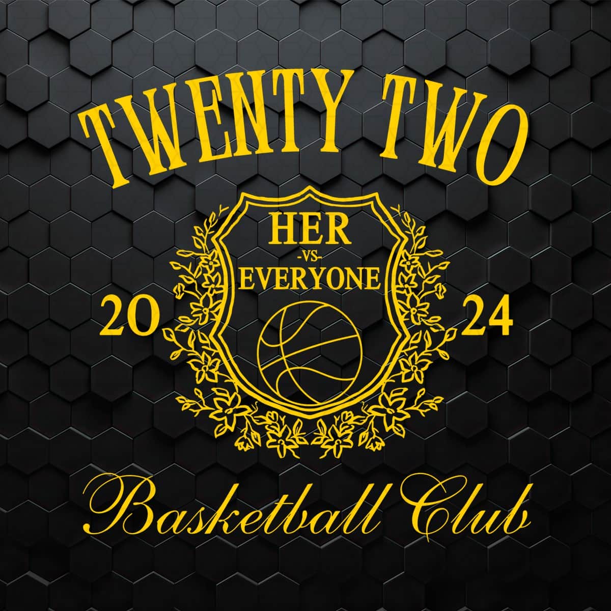 Caitlin Clark Twenty Two Basketball Club 2024 SVG | Inspire Uplift