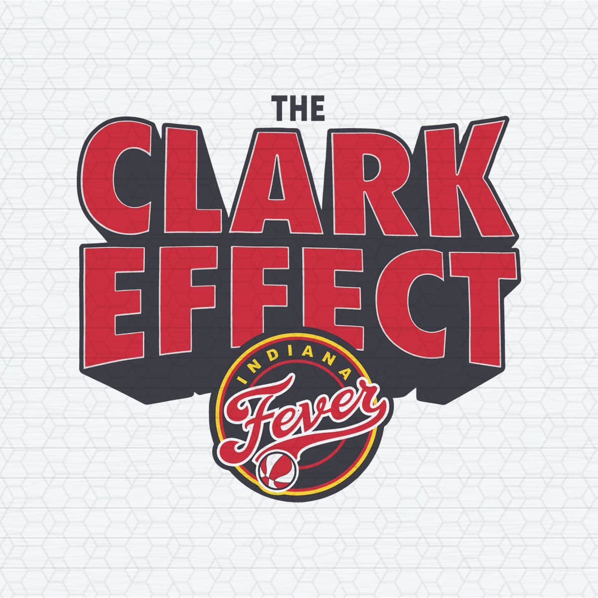 The Clark Effect Indiana Fever SVG - Inspire Uplift