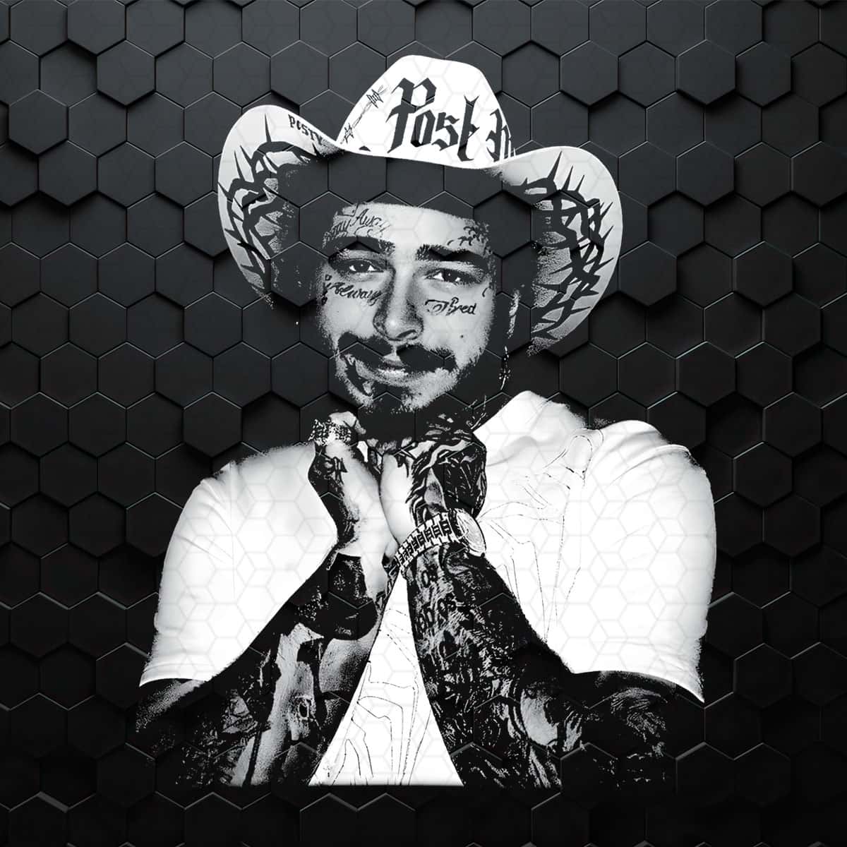 Cowboy Rapper Post Malone PNG1 | Inspire Uplift