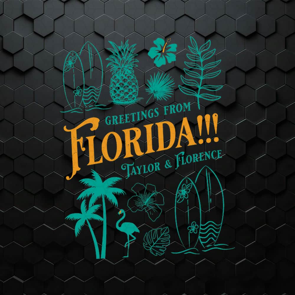 Tortured Poets Greetings From Florida SVG | Inspire Uplift