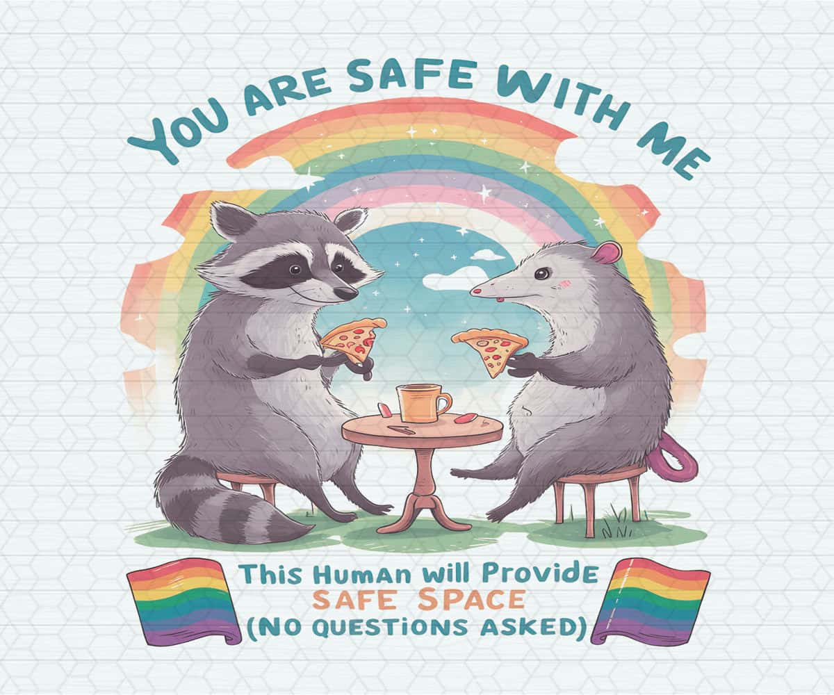 You Are Safe With Me Pride Month PNG | Inspire Uplift