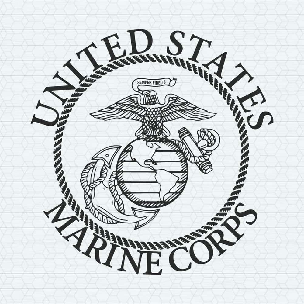 Emblem Of The United States Marine Corps SVG | Inspire Uplift
