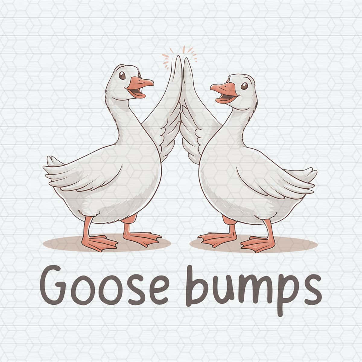 Funny Meme Silly Goose Bumps PNG - Inspire Uplift