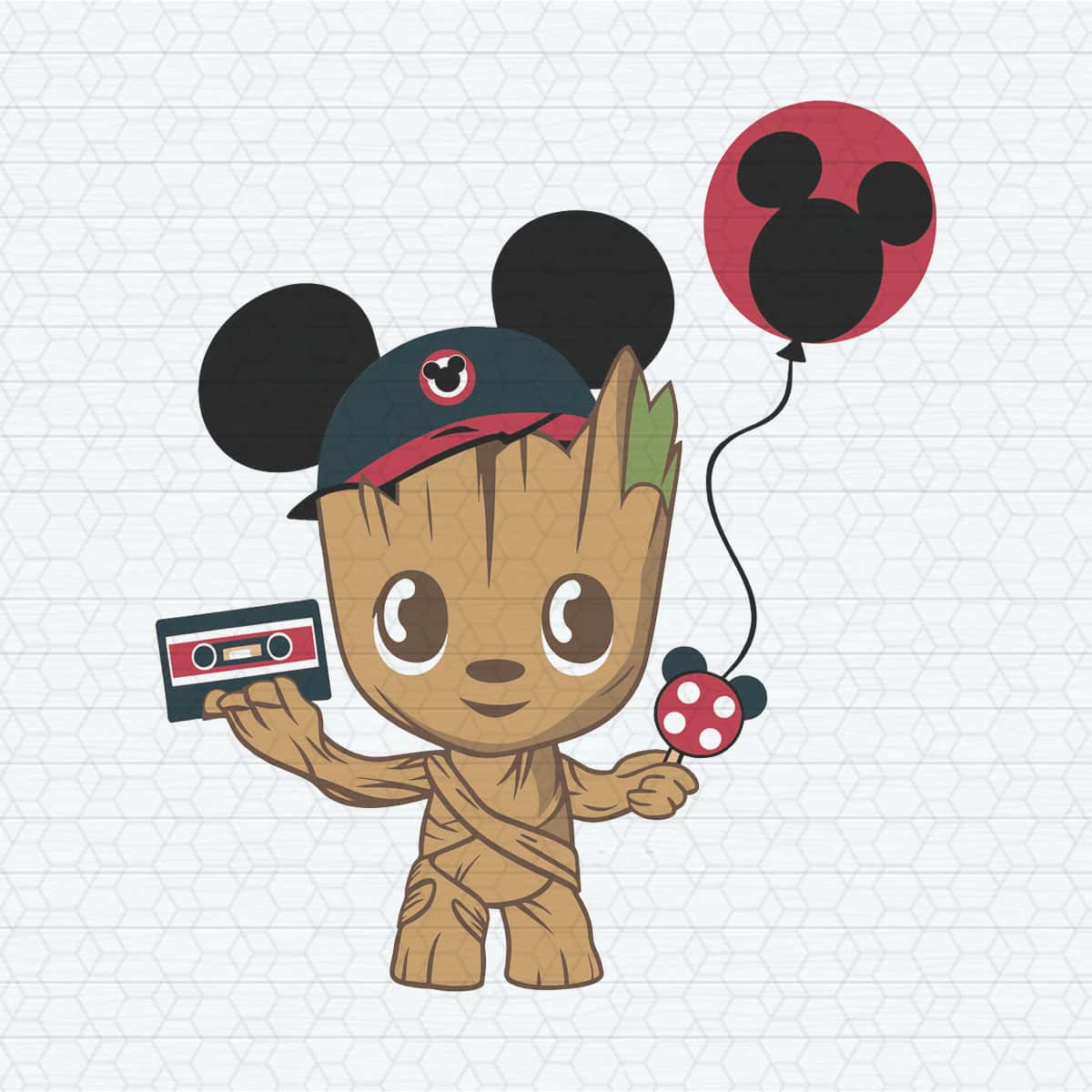Groot Disney Halloween Groot Mickey Ears SVG | Inspire Uplift