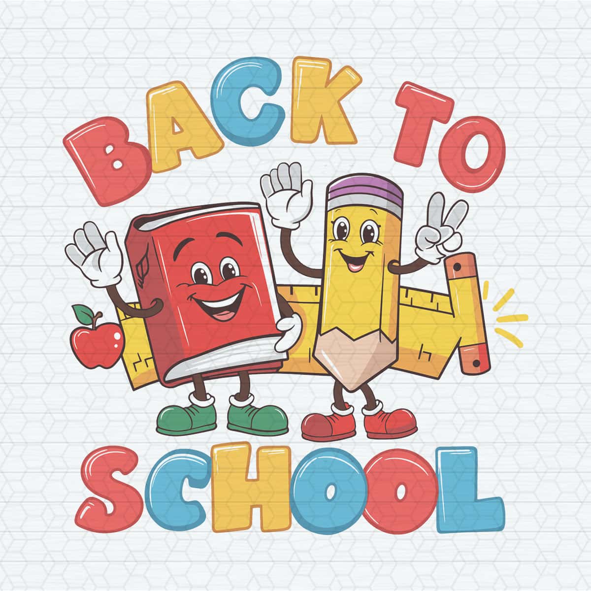 Back to School Retro Teacher First Day of School SVG | Inspire Uplift