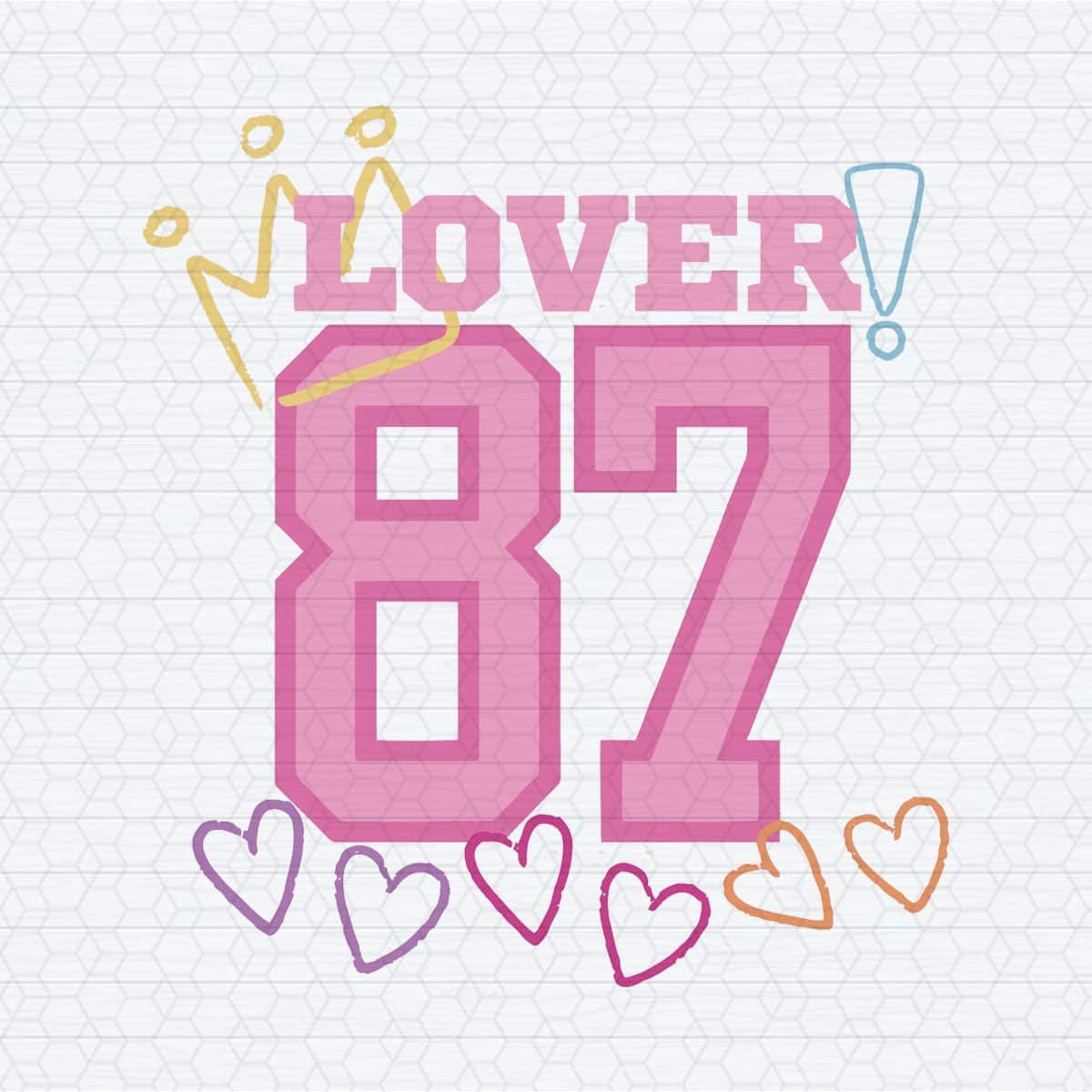 Taylor Travis Lover 87 Football SVG | Inspire Uplift