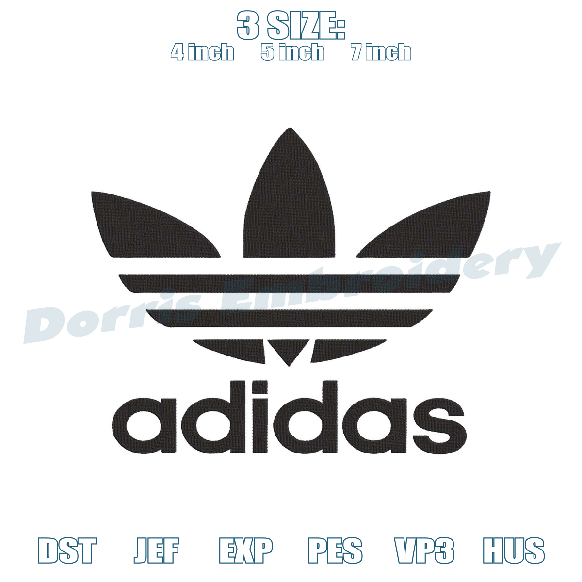 Adidas Embroidery Designs, Adidas Logo Machine Embroidery,Di | Inspire ...