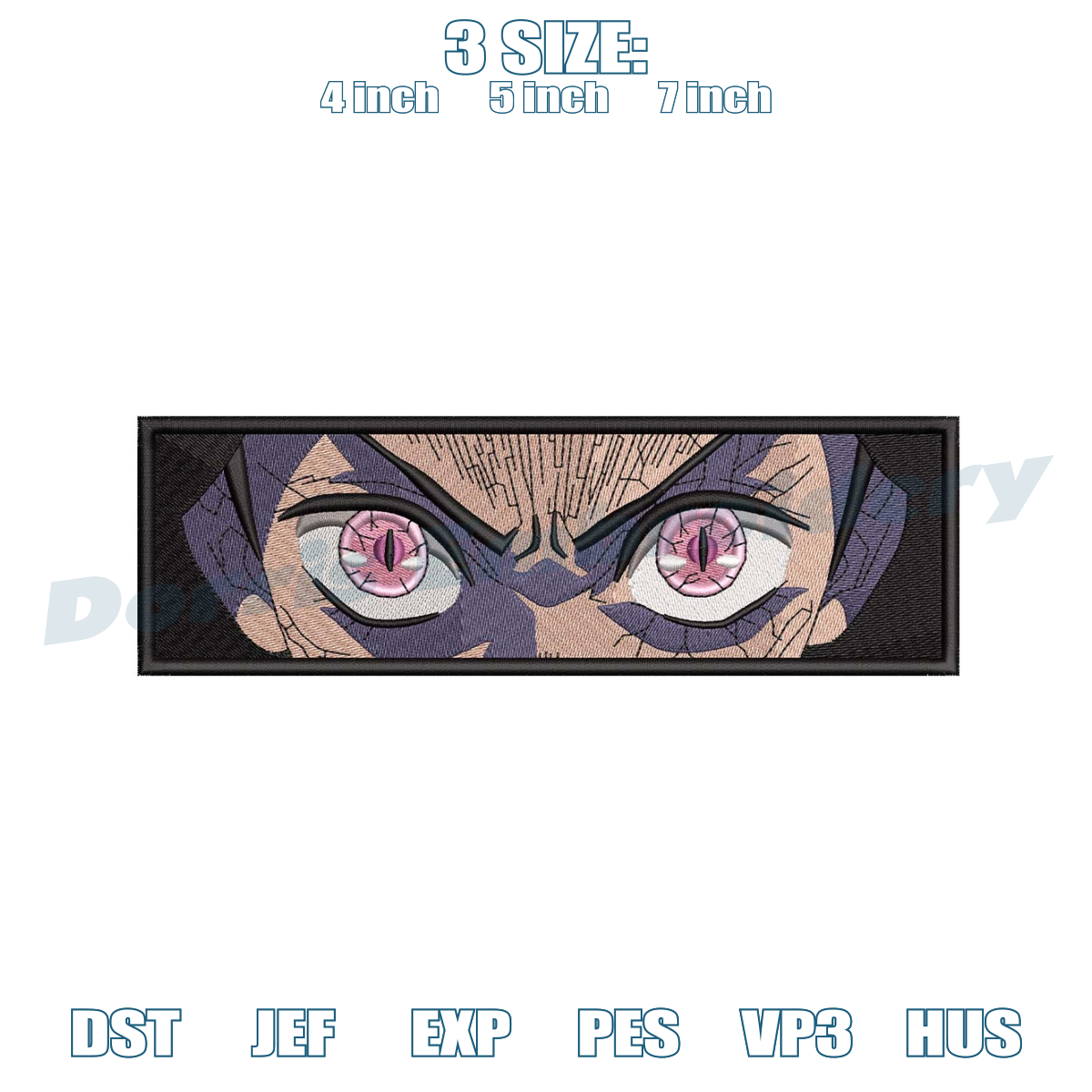 Demon Slayer Kamado Nezuko Eyes Embroidery File , Digital Em | Inspire ...