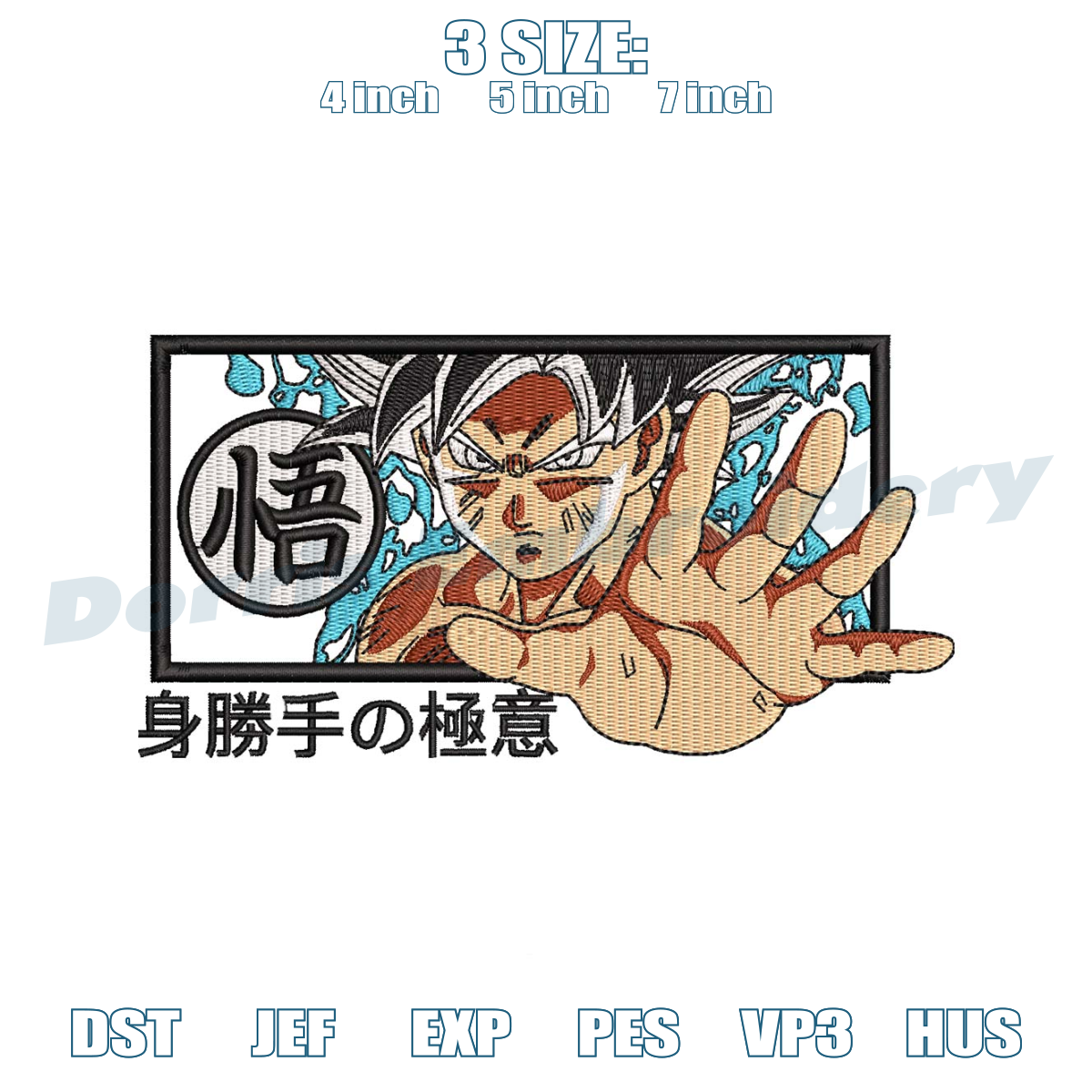 Son goku embroidery design , Anime Embroidery, Embroidery De | Inspire ...