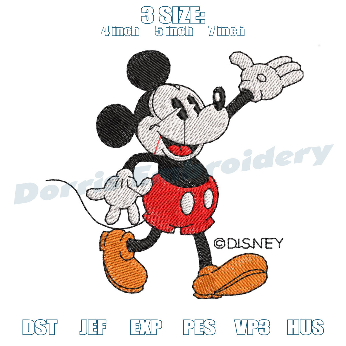 Disney Embroidery Mickey Design , Digital Embroidery,Embroid | Inspire ...