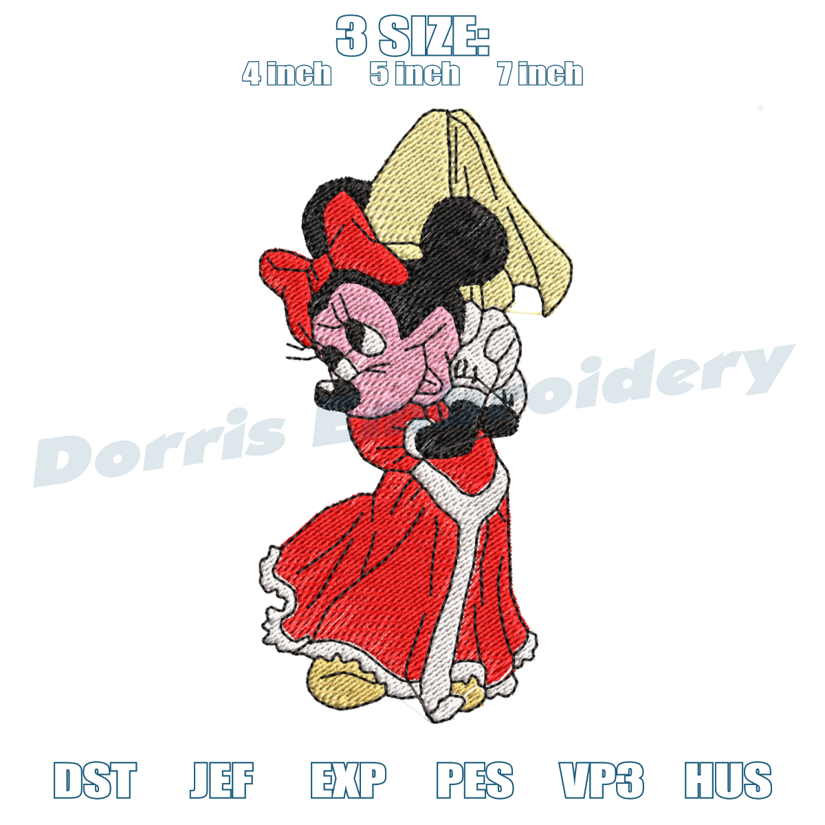 Disney Minnie Mouse Embroidery File, Disney Embroidery,Embro | Inspire ...