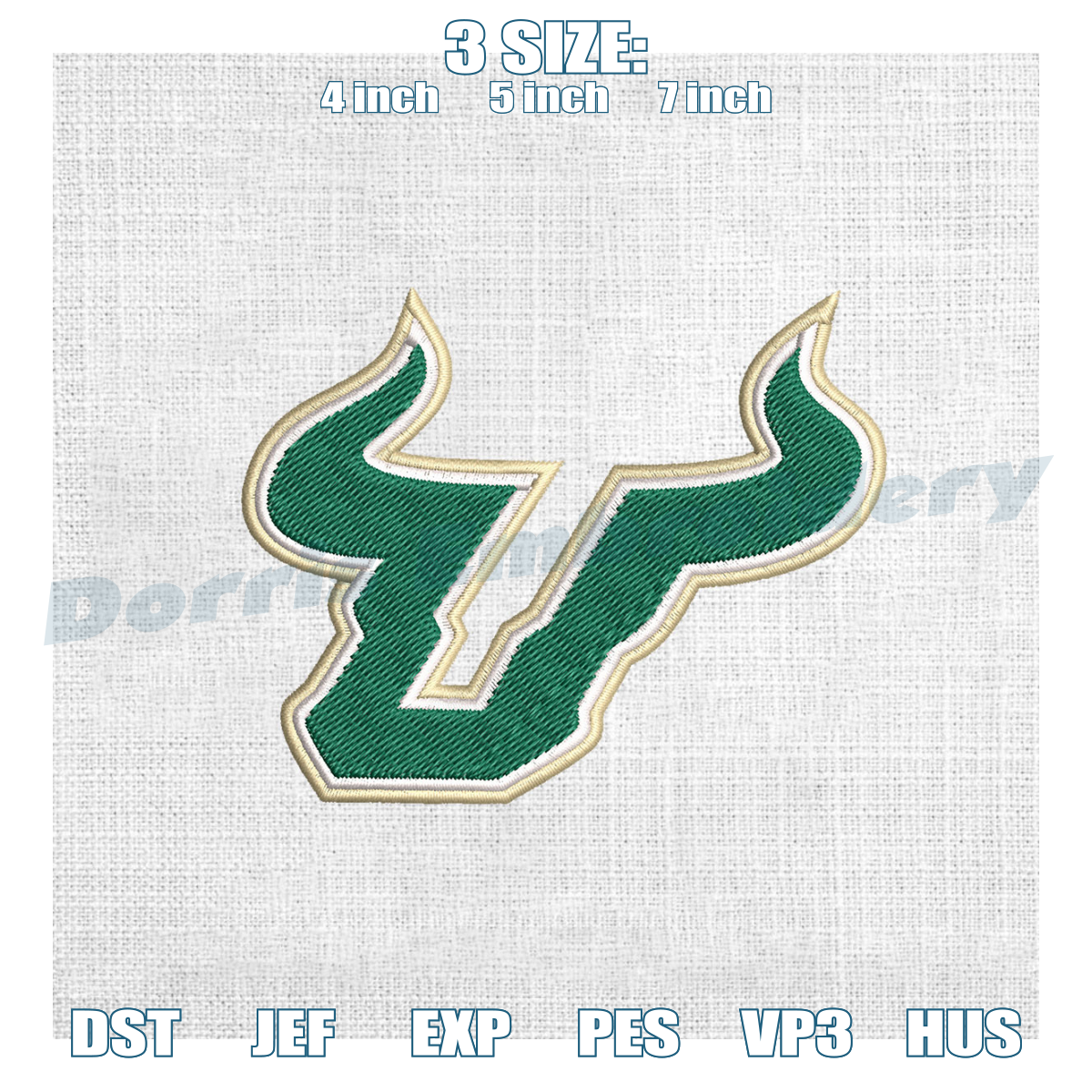 NCAA South Florida Bulls Sport Logo Embroidery Design,Embroi | Inspire ...