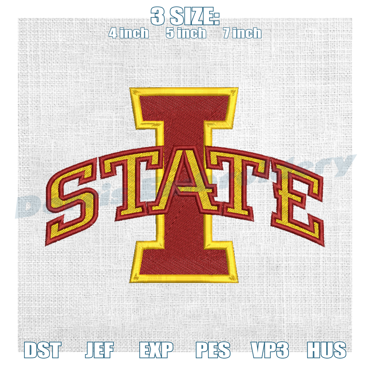 Iowa State Cyclones NCAA Logo Embroidery Design,Embroidery F | Inspire ...