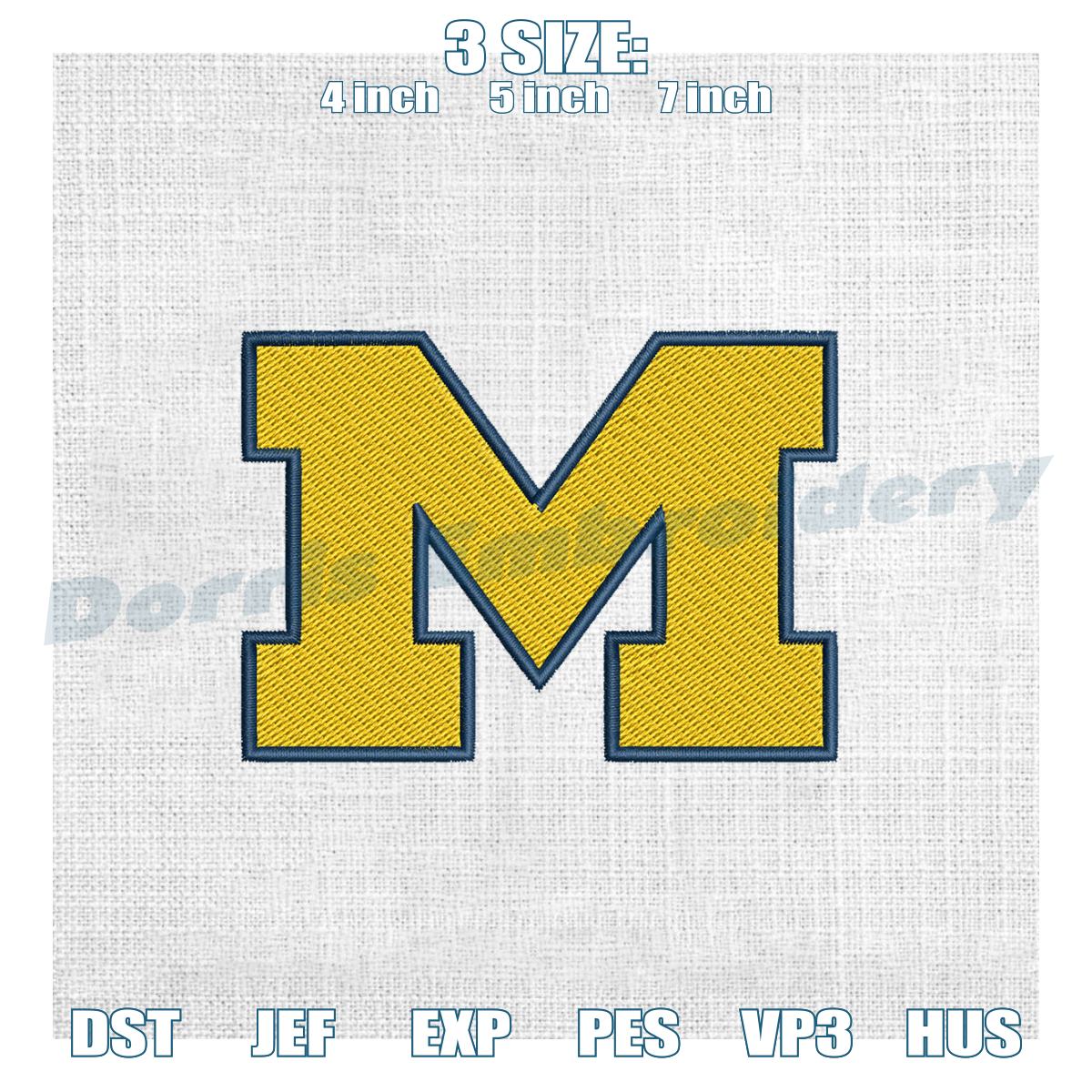 Michigan Wolverines NCAA Logo Embroidery Design,Embroidery F | Inspire ...