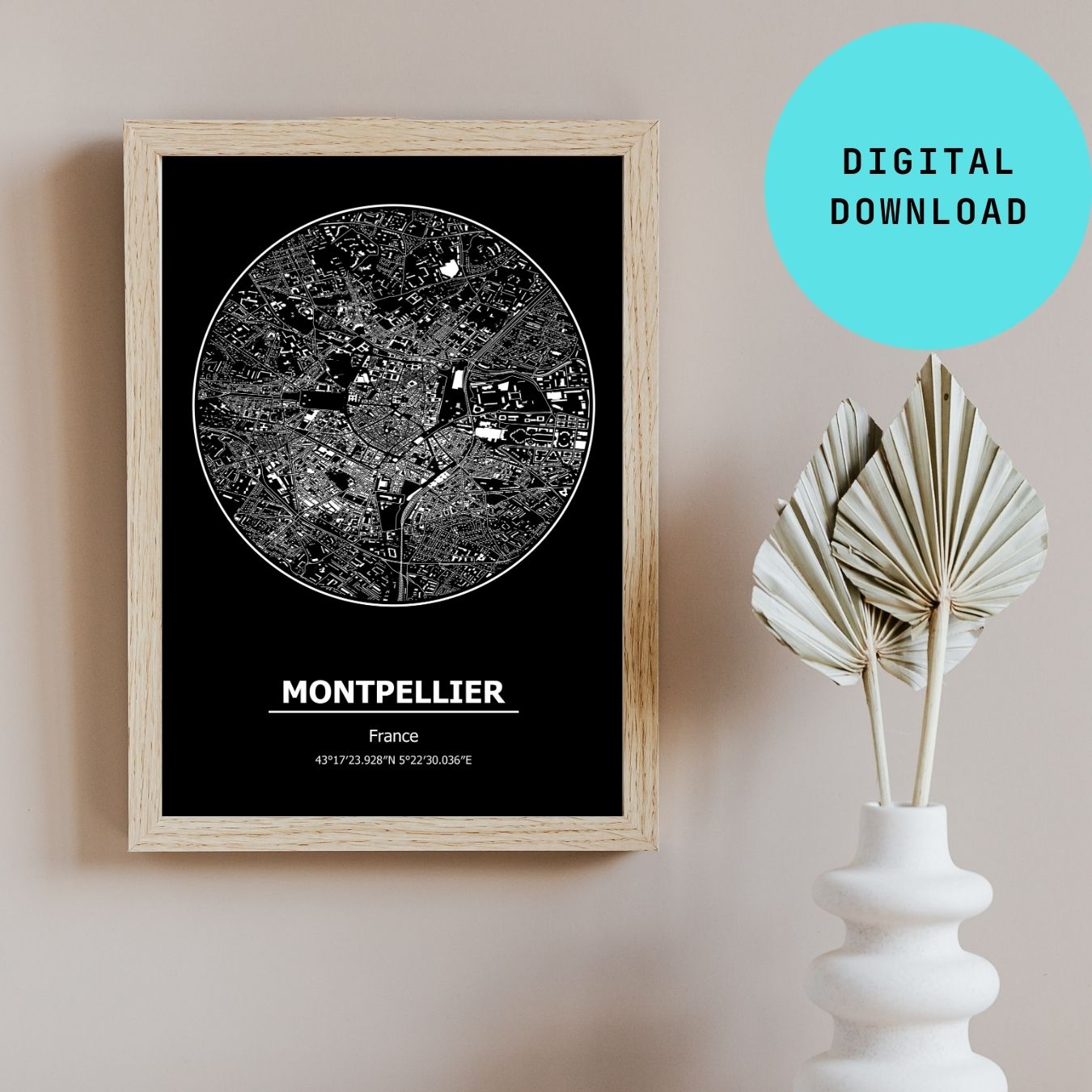 Montpellier Map, Montpellier, France, City Map, Home Town Ma - Inspire ...