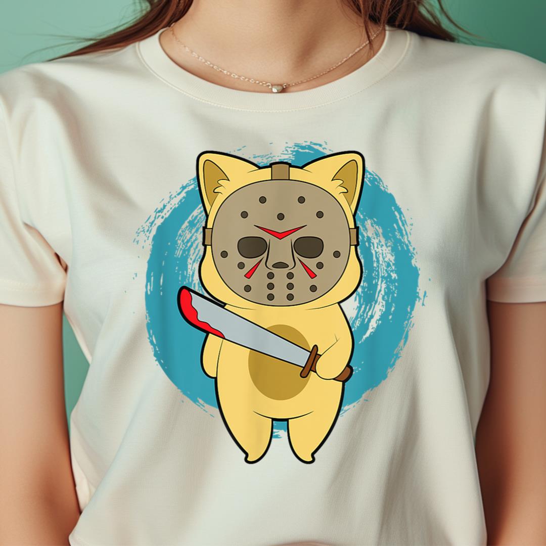 Horror Movies Jason Cat Funny Parody Movie Halloween Costume | Inspire ...