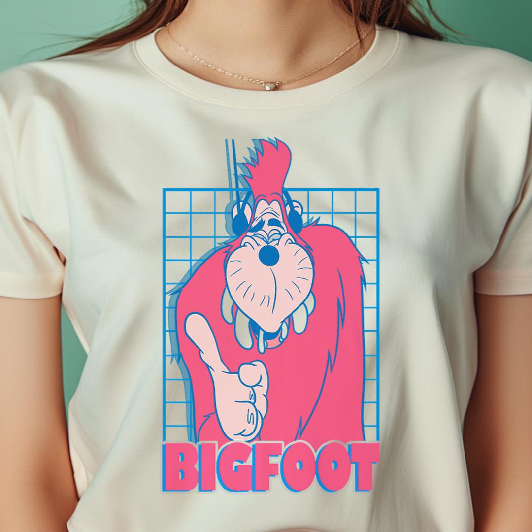 Disney A Goofy Movie Retro Neon Bigfoot Grid PNG, Goofy PNG, | Inspire ...