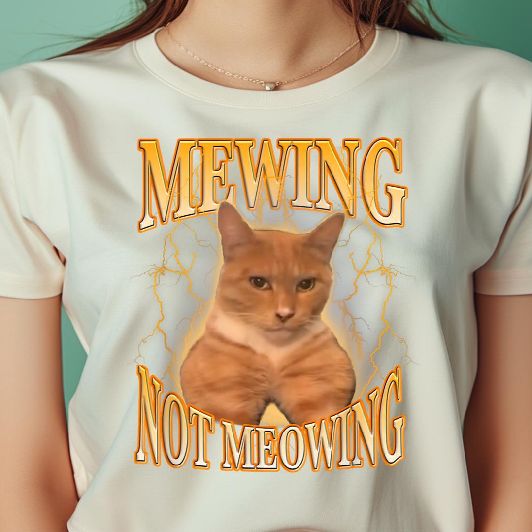 Funny Cat Meme Mewing Looksmax Meowing Cat Trend PNG, Goofy | Inspire ...