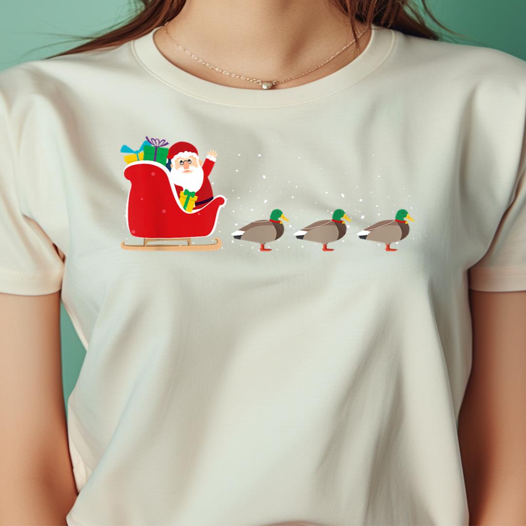 Duck Santa Christmas Sleigh PNG, The Duck PNG, Rubber Duck D | Inspire ...