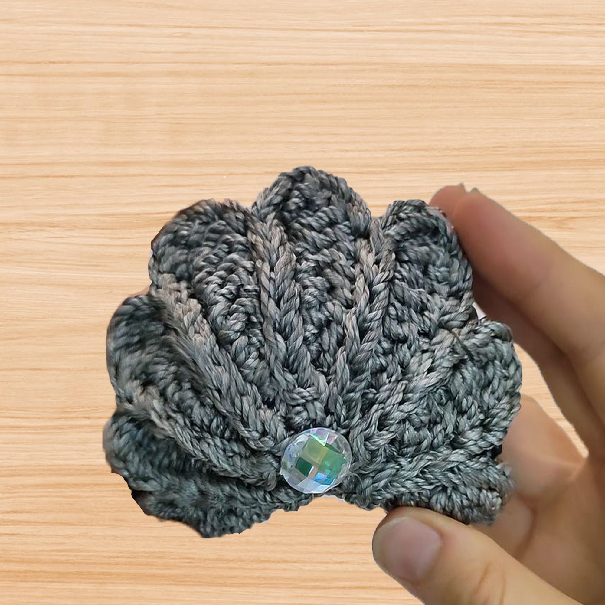 Crochet shell coin bag pattern | Inspire Uplift