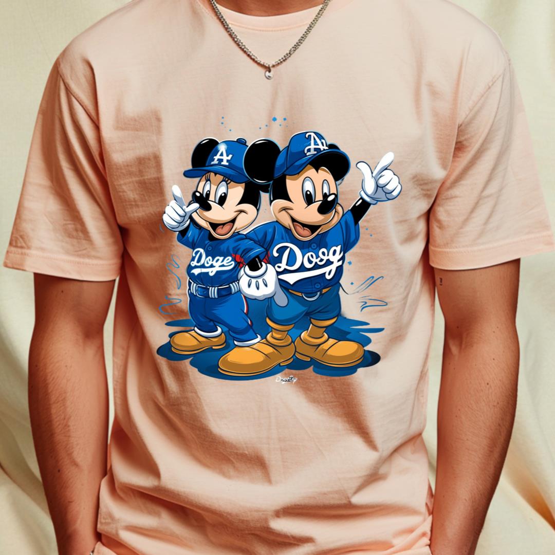Los Angeles Dodgers Logo Mickey Mouse Comparison PNG, Micky | Inspire ...