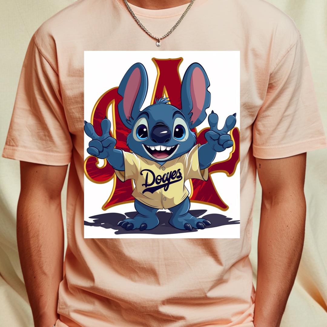 Stitch Los Angeles Dodgers The Fantasy Faceoff PNG, Stitch A | Inspire ...