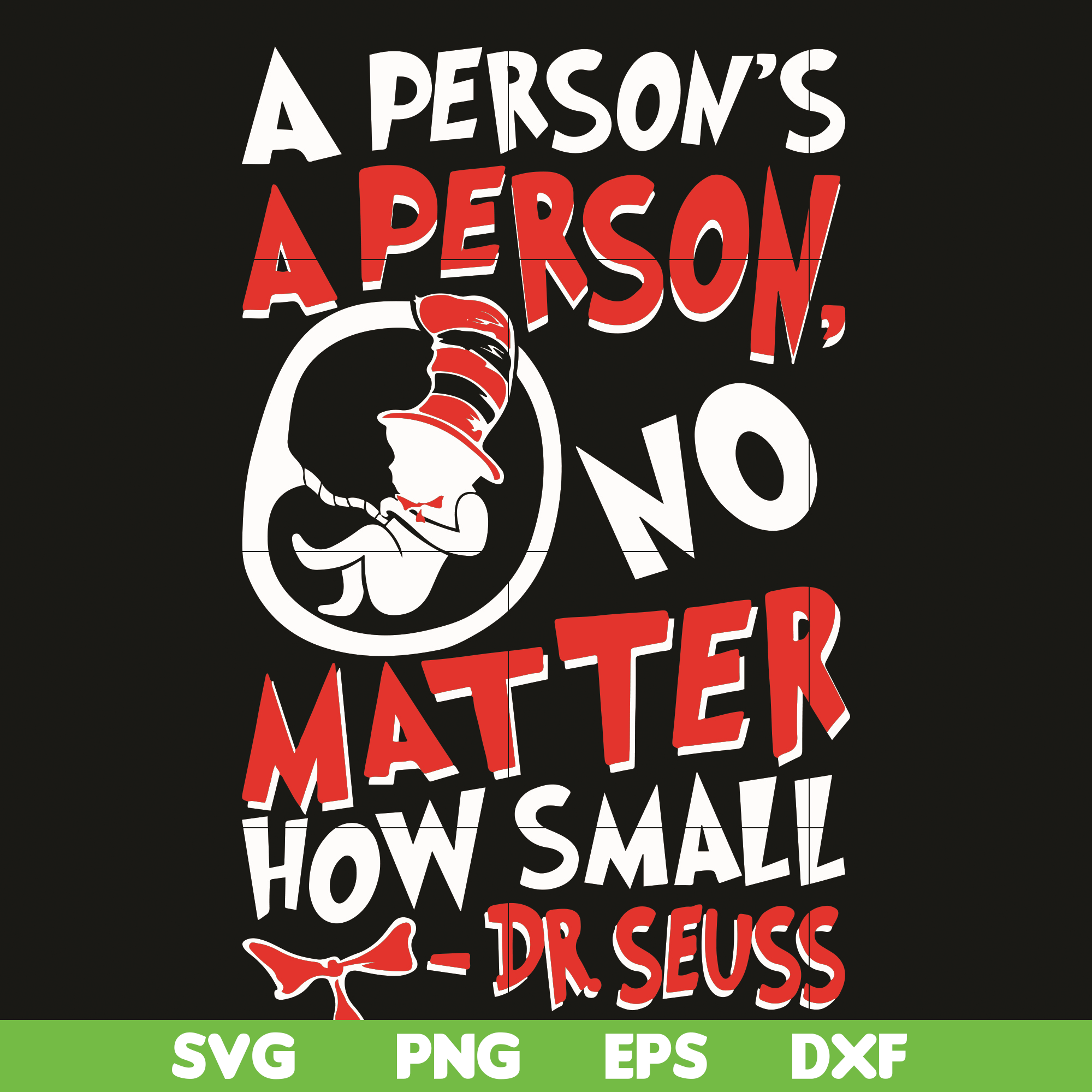 A person's a person svg, No matter how small svg, dr seuss s | Inspire ...