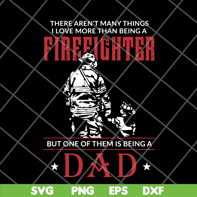 Firefighter Dad & Son T Shirt Daddy Father's Day | Inspire Uplift
