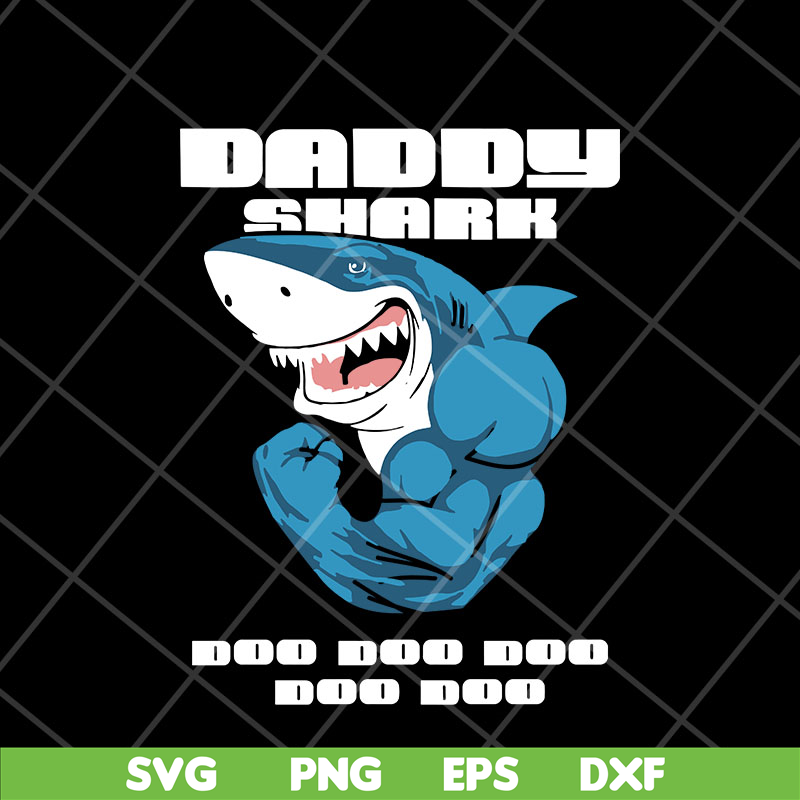 daddy shark svg, png, dxf, eps digital file FTD15052116 | Inspire Uplift