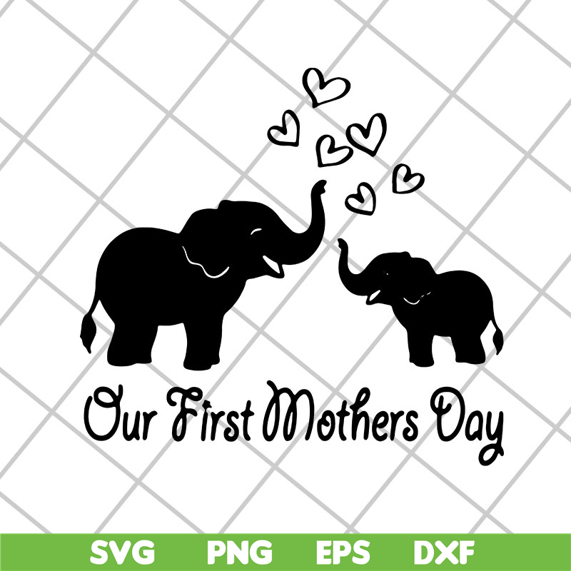 Mothers Day Elephant svg, Mother's day svg, eps, png, dxf di | Inspire ...