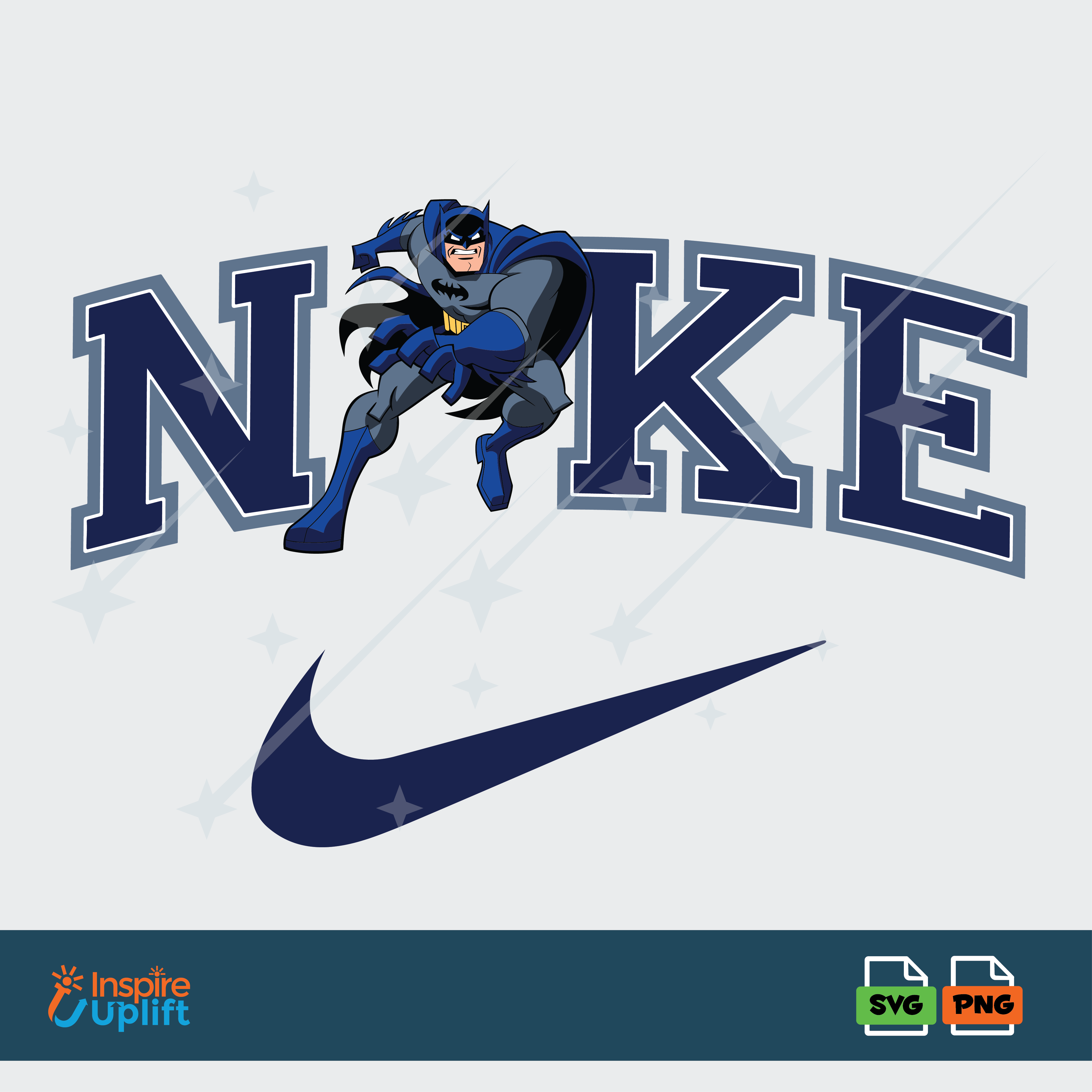 BATMAN NIKE LOGO - Nike SVG, Nike PNG, Nike Logo, Batman Svg | Inspire ...